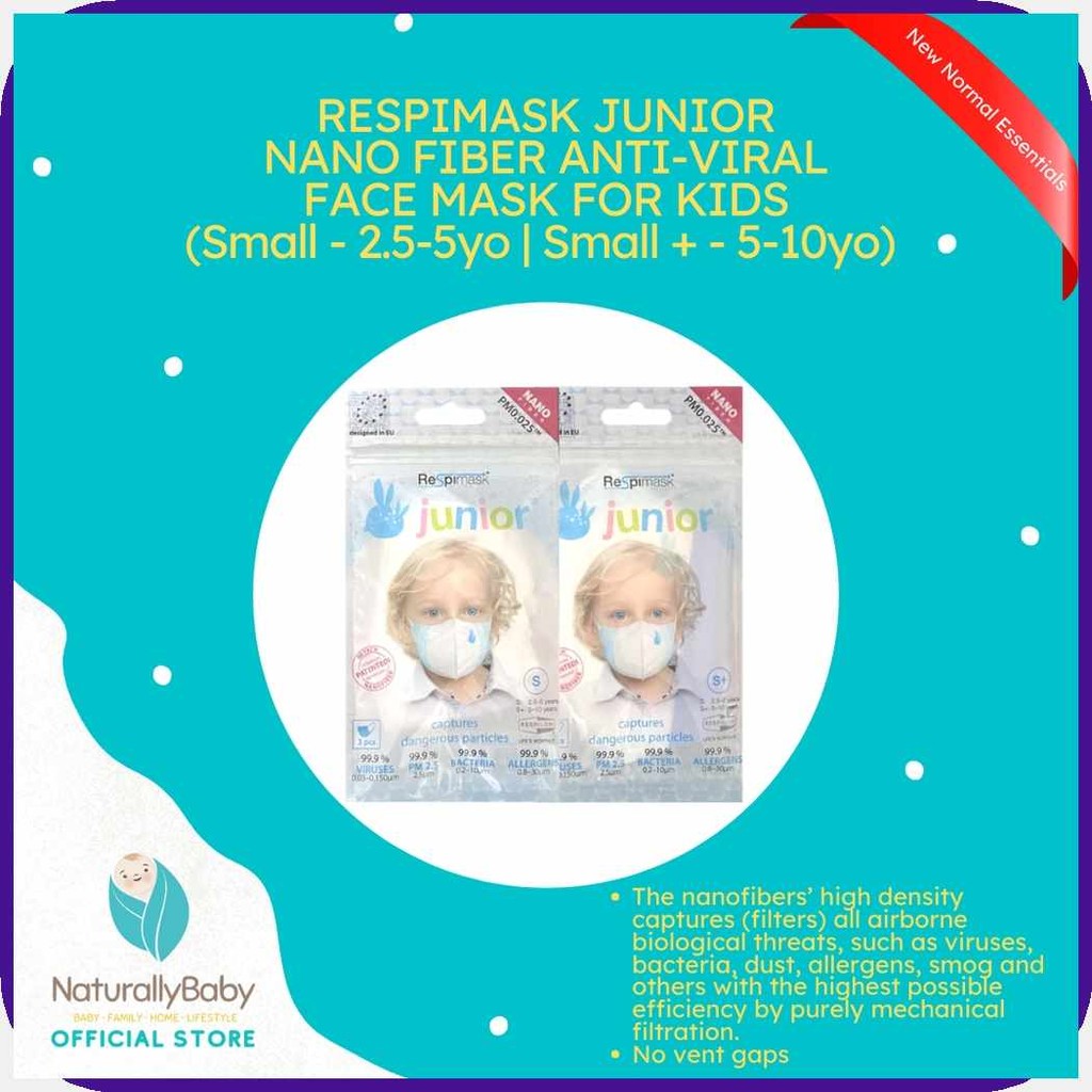 Respimask`st.l]Junior}wL>Nano)La>Fiber)TT>3-ply)gi>Anti-Viral)Er>Face)O ...