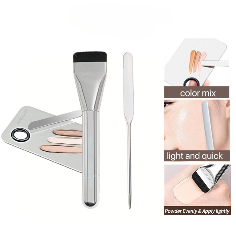 Stainless Steel Foundation Blending Tool, Stainless Steel Mixing Board ...