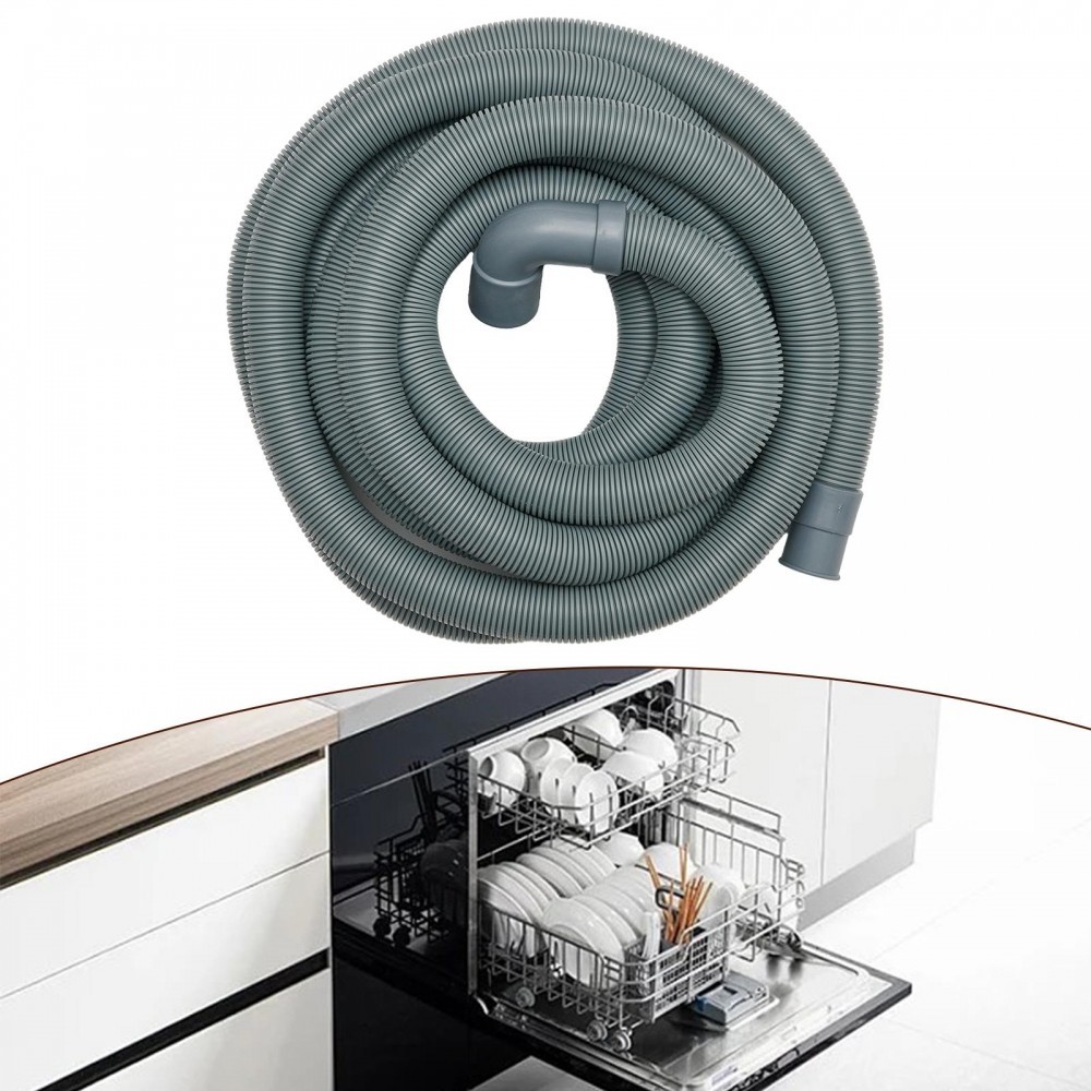 Universal 4m Drain Waste Outlet Hose Extra Long For Washing Machine ...