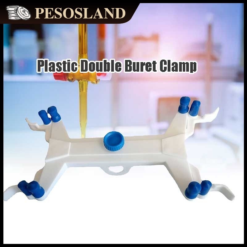 Plastic Double Buret Clamp For Stable Lab Titration Stand | Shopee ...