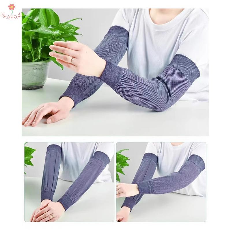 [BLOOM] 2pairs Summer Cooling Arm Sleeves Sun UV Protection Hand Cover ...