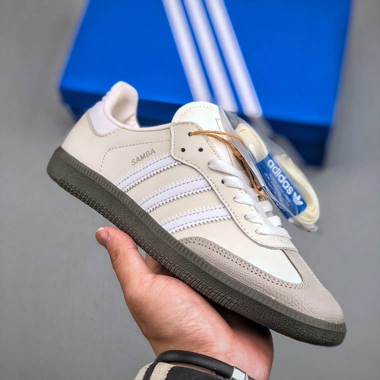 Original Samba OG Retro Casual Sneakers Beige | Shopee Philippines