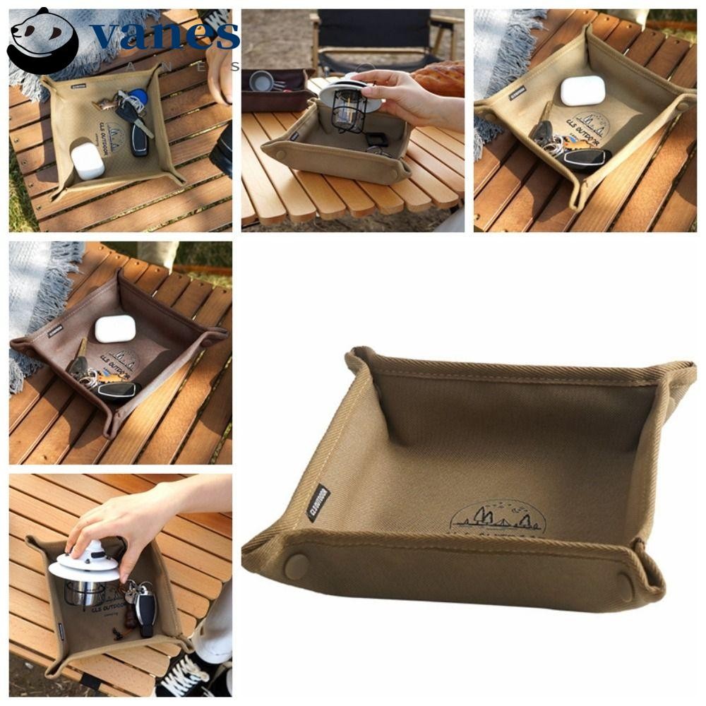 NAESV Camping Organizer Tray, Clutter-Free Compact Folding Storage Tray ...