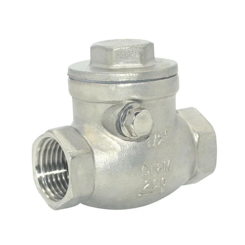 304 Stainless Steel Internal Thread 1/4 3/8 1/2 1 3/4 Horizontal Type ...