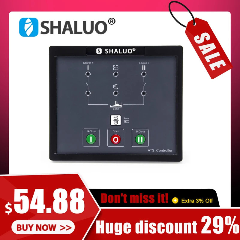 Replace SmartGen HAT530N ATS Controller Module ATS530 Dual Power ...