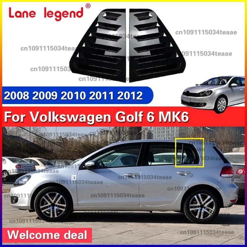 2Pcs Car Rear Window Side Vent Shutter Louver Cover Body Kits Stickers ...