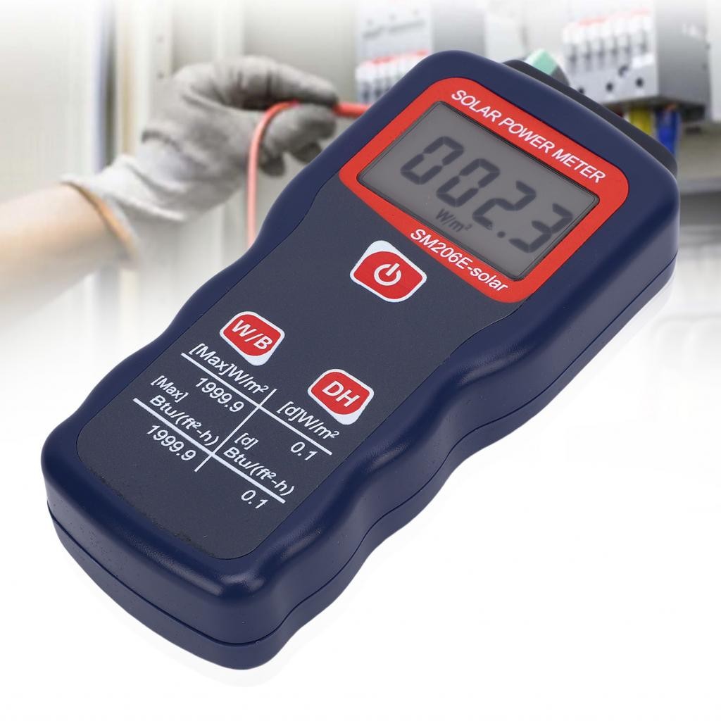 Solar Irradiance Meter Double Measurement Units Power for Experiments ...
