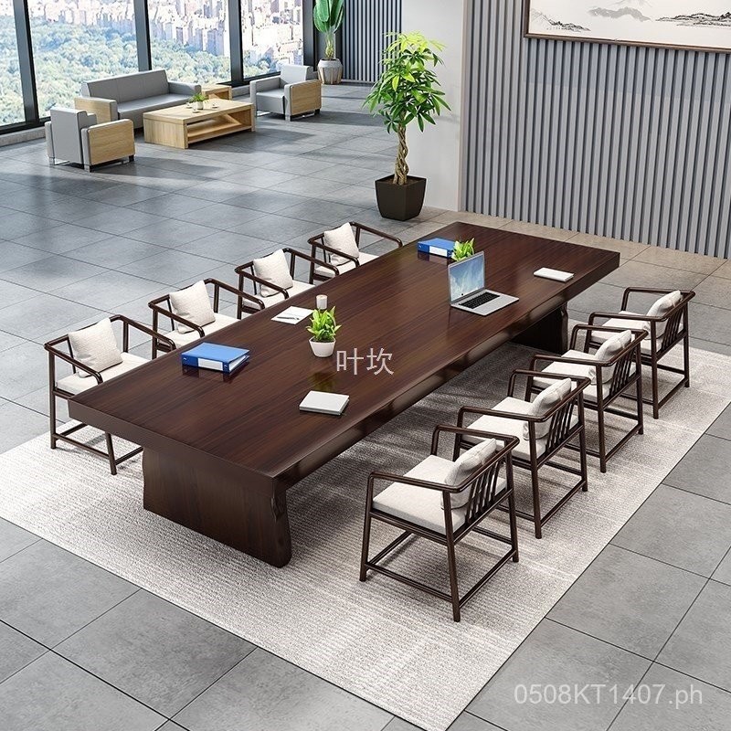 K Cage1Minimalist Modern All-Wood Conference Table and Chair Set ...