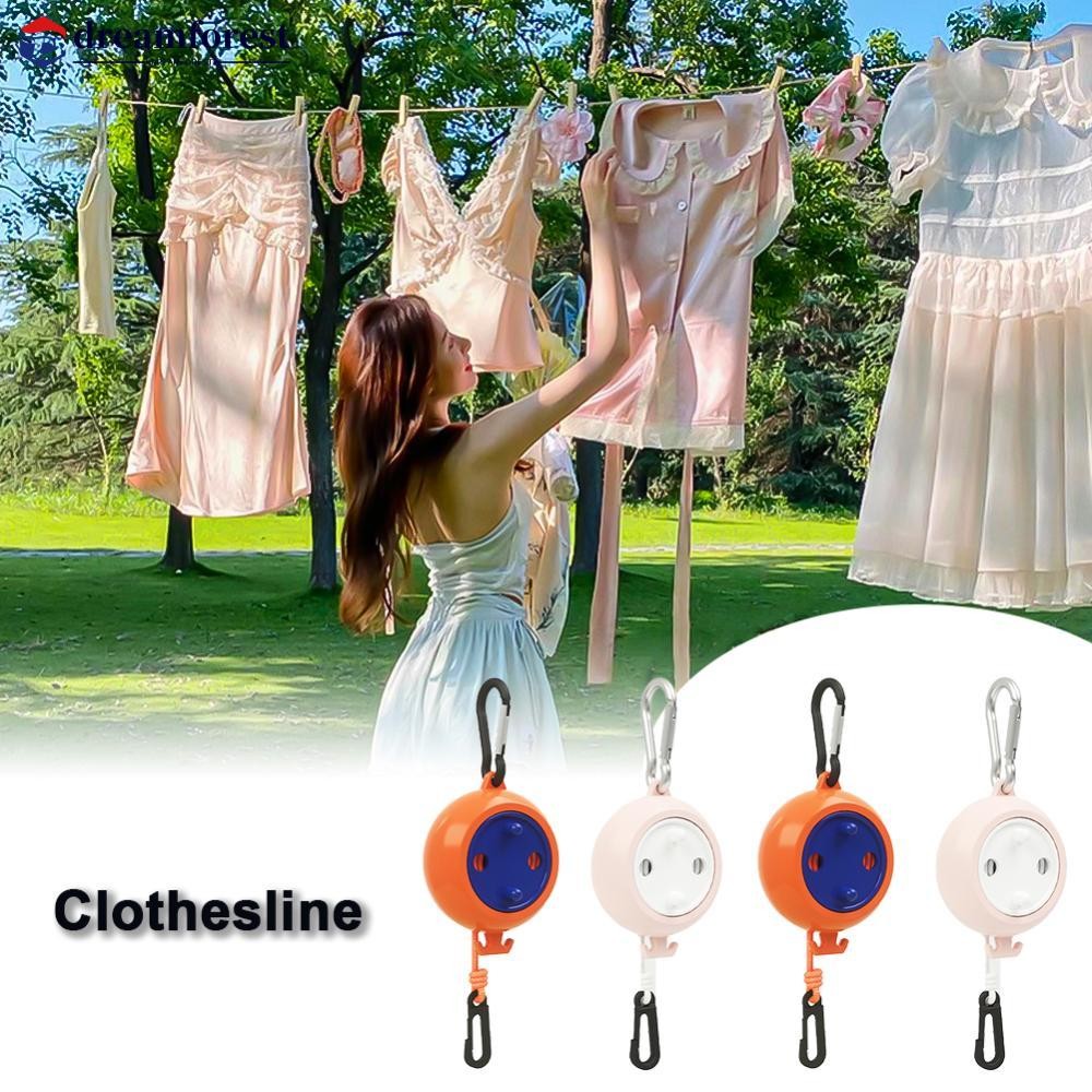 DREAMFOREST 10m Portable Clothesline Retractable Washing Line Travel ...