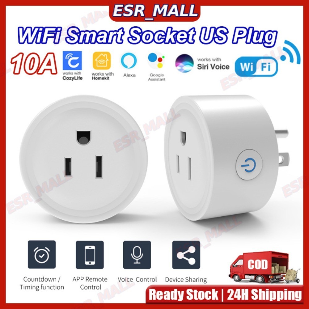 WiFi Smart Socket US Plug Socket Support CozyLife APP Control Alexa ...