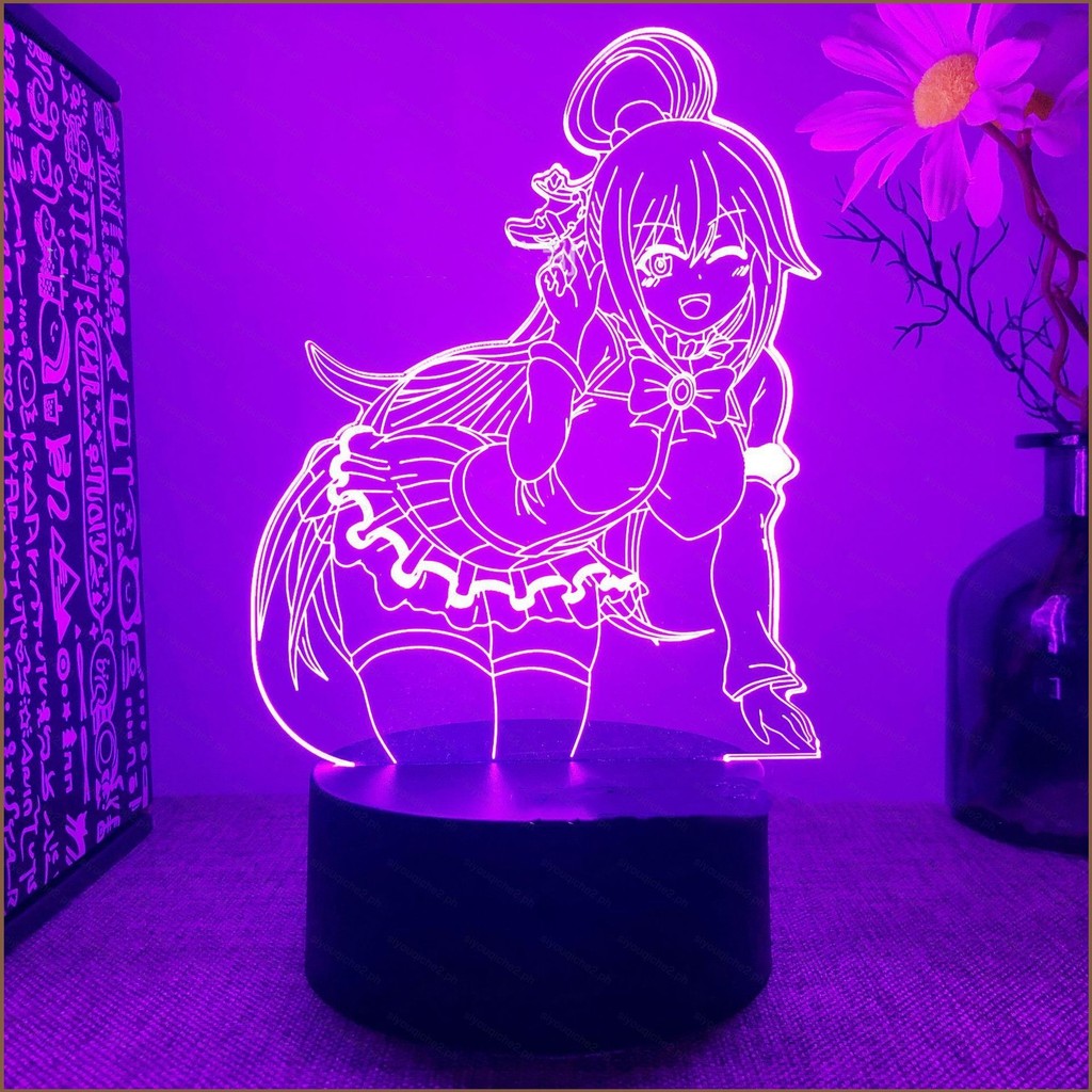 sy KonoSuba Gods Blessing on This Wonderful World Night Light Anime 3D ...