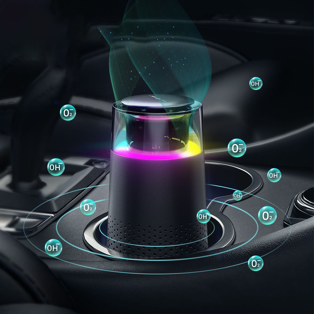 Anion Car Purifier Car Air Purifier Colorful Horse Running Light ...