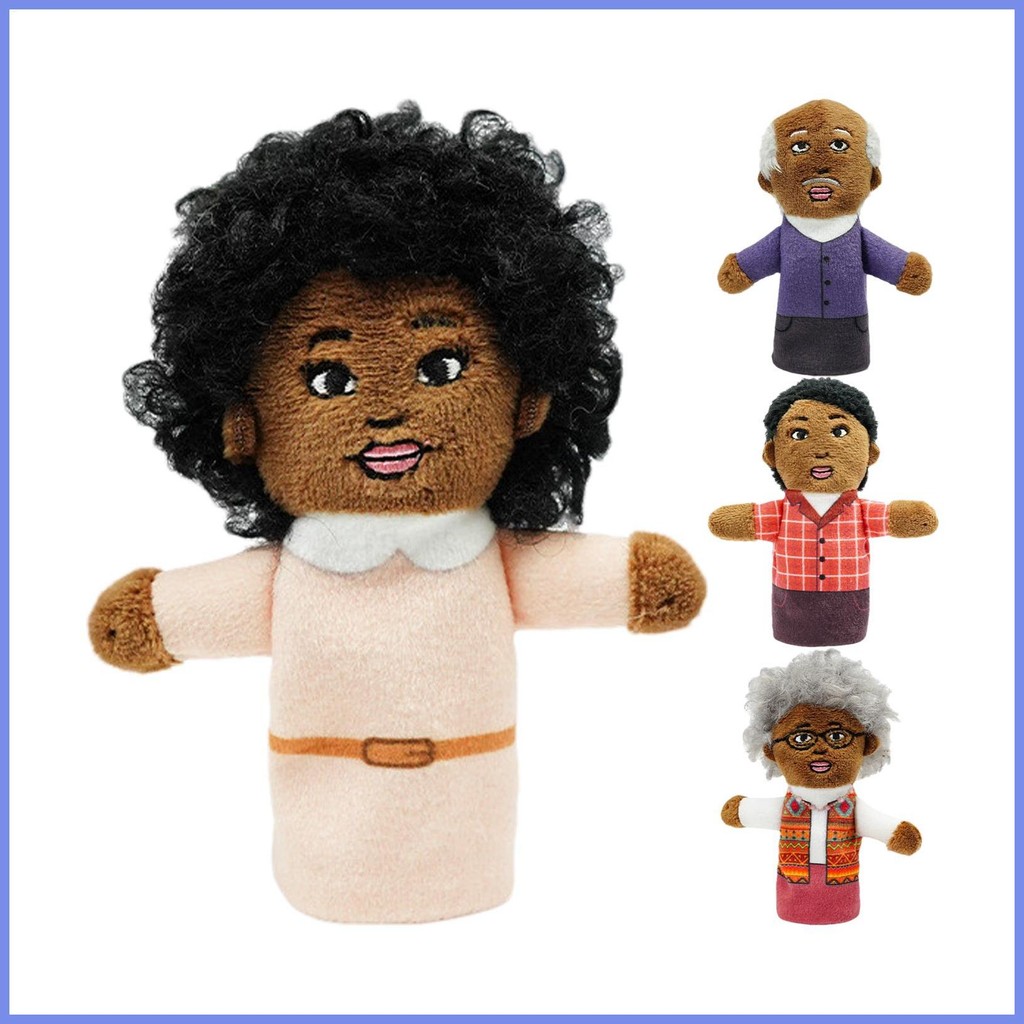 Finger Puppets Black People Cartoon Black People Story Telling Finger ...