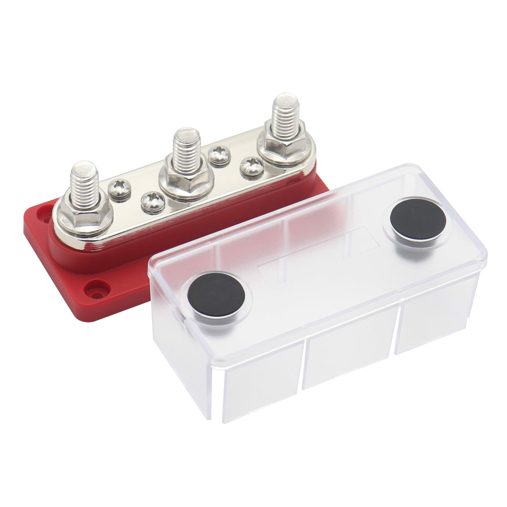 300A Bus Bar 48V Power Distribution Block 3+4 Way Bus Bar Box for RV ...