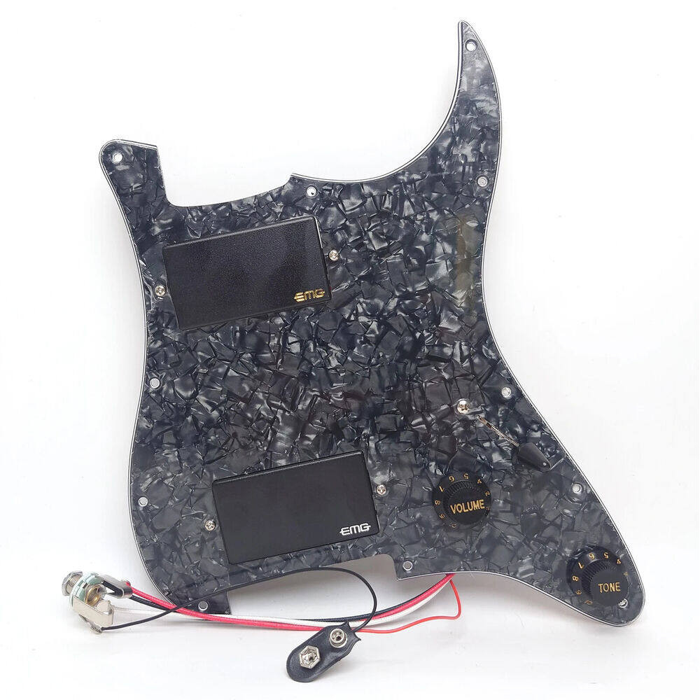 Guitar Prewired Loaded Pickguard Set EMG HH Humbucker Active Pickup ...