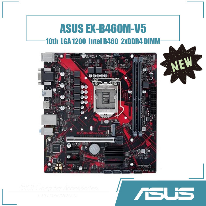 ASUS EX-B460M-V5 Motherboard 2xDDR4 DIMM LGA 1200 Intel B460 chipset ...