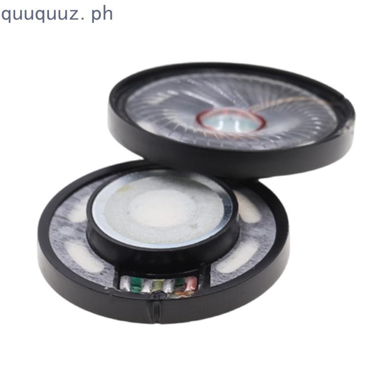 QUU 2Pcs 50MM Headphone Speaker Unit Magnetic Loudspeaker Replacement ...