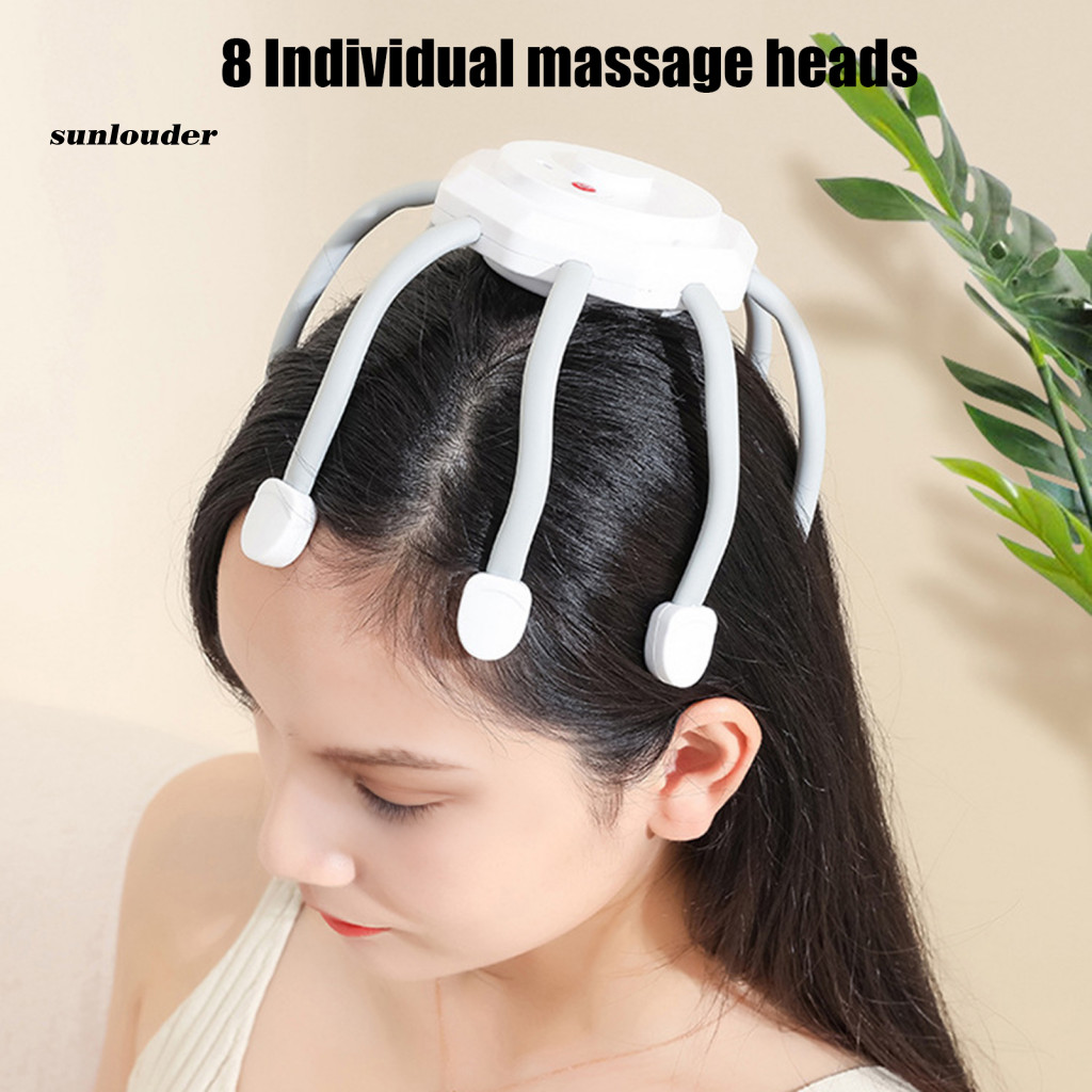 SL Portable Head Massager Adjustable Intensity Head Massager Wireless ...
