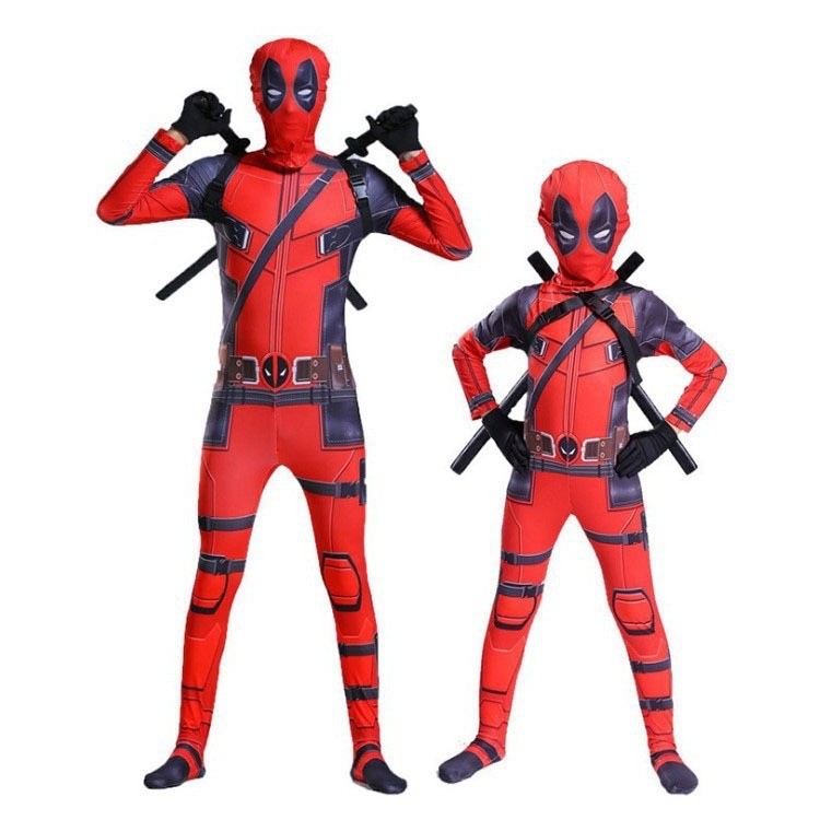 DY Adult and Kids Family set Deadpool Wolverine Bodyguard Superhero ...