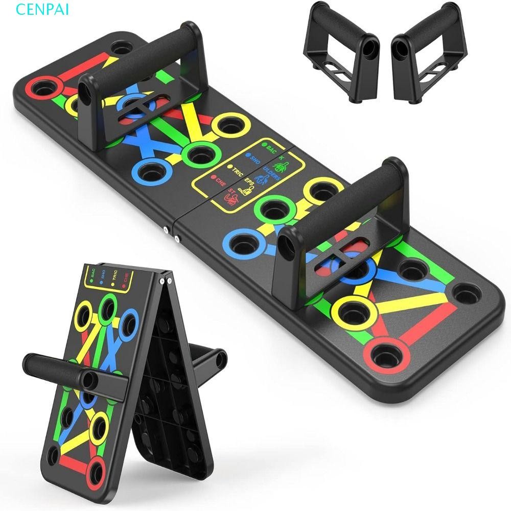 CENPAI 14 in 1 Push Up Board, Multi-Function Foldable Push Up Handles ...