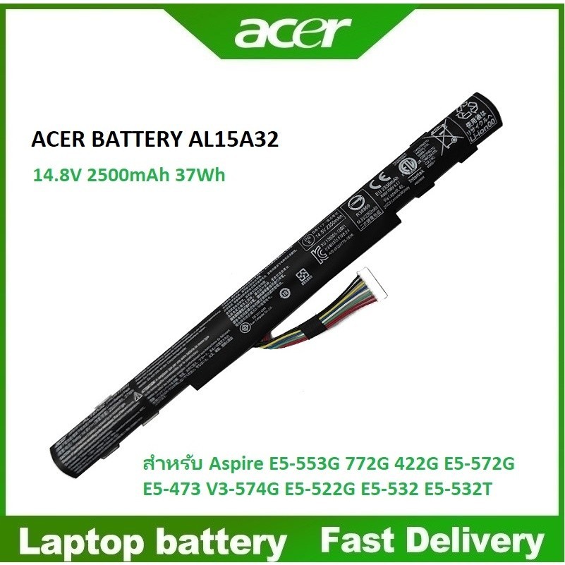 Acer New battery Acer battery contains (2217-2548 )(al15a32) E5-422 E5 ...