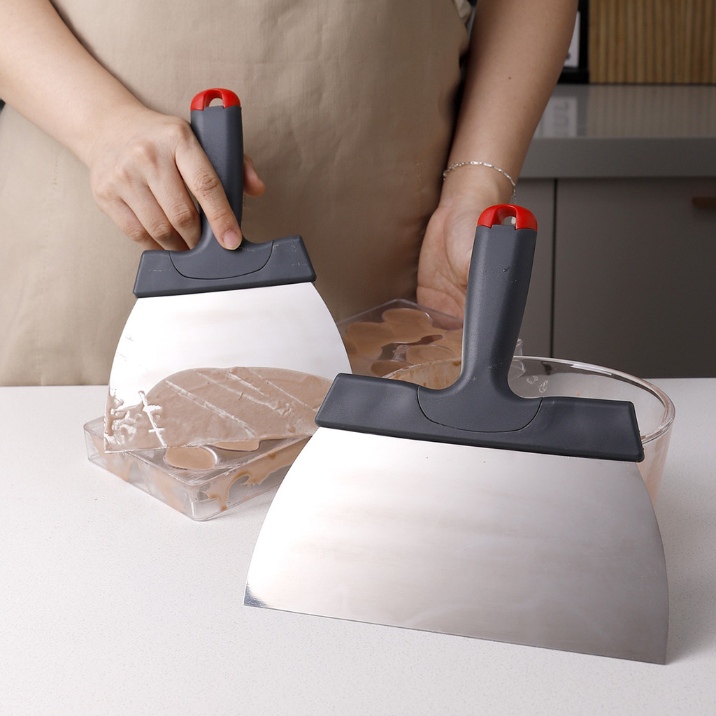 Chocolate Temperature Adjustment Spatula Stainless Steel Dough Cut ...