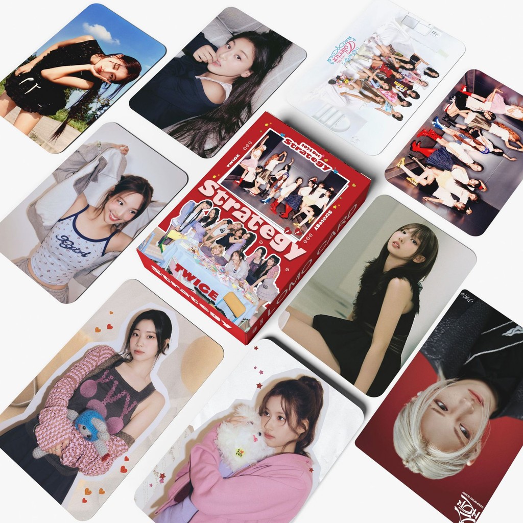 55pcs TWICE Strategy Lomo cards MISAMO HAUTE COUTURE 14th mini Album DIVE NAYEON NA album ...