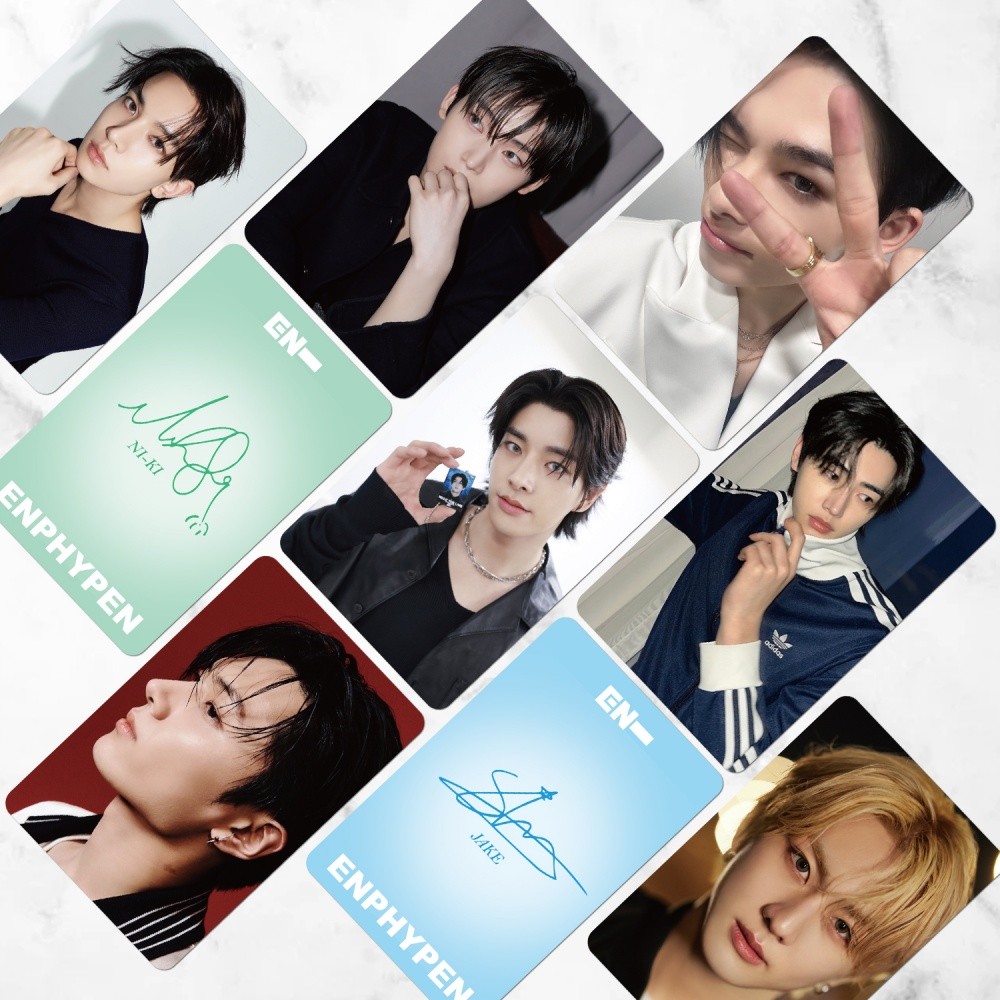 55pcs/box EN Album DARK BLOOD Photocards Sunoo Heeseung Jay Jake Niki ...