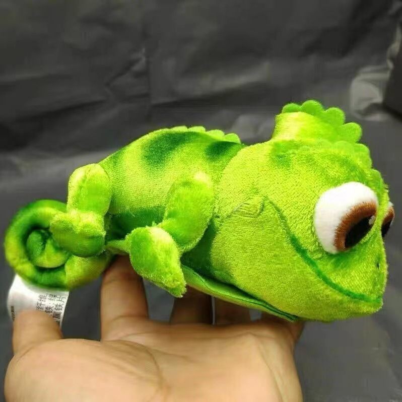New Color-Changing Chameleon Shoulder Plush Toy - Magnetic Lizard ...