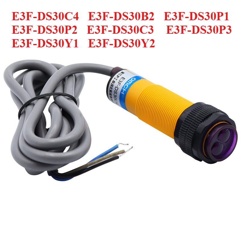 Diffuse Reflective Photoelectric Switch E3F-DS30C4-DS30B2-DS30P1-DS30P2-DS30C3-DS30P3-DS30Y2 ...