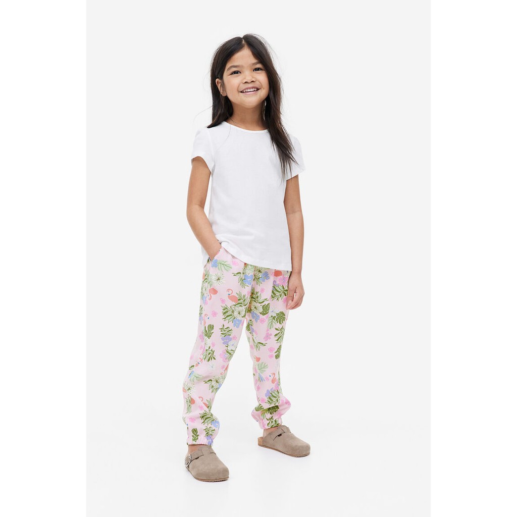 H&M(H&M) Girl's Woven Jogger Pants 0924086_7 | Shopee Philippines