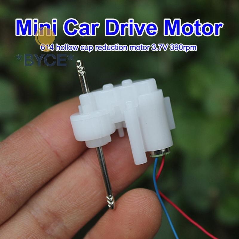 BYCE> Mini 614 Coreless Gear Motor DC 3.7V 390RPM Dual Shaft Micro ...
