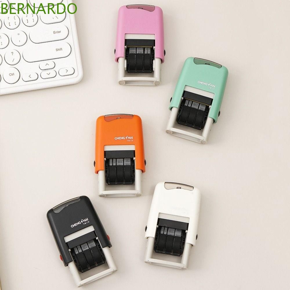 BERNARDO1 Date Stamps, Automatic Ink Return Handle Account Self-Inking ...