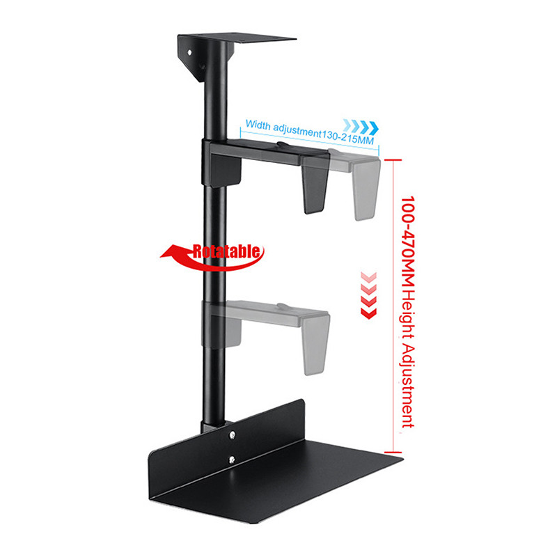 GMARTY PC Case Holder Under Desk Wall Side CPU Stand Adjustable ...