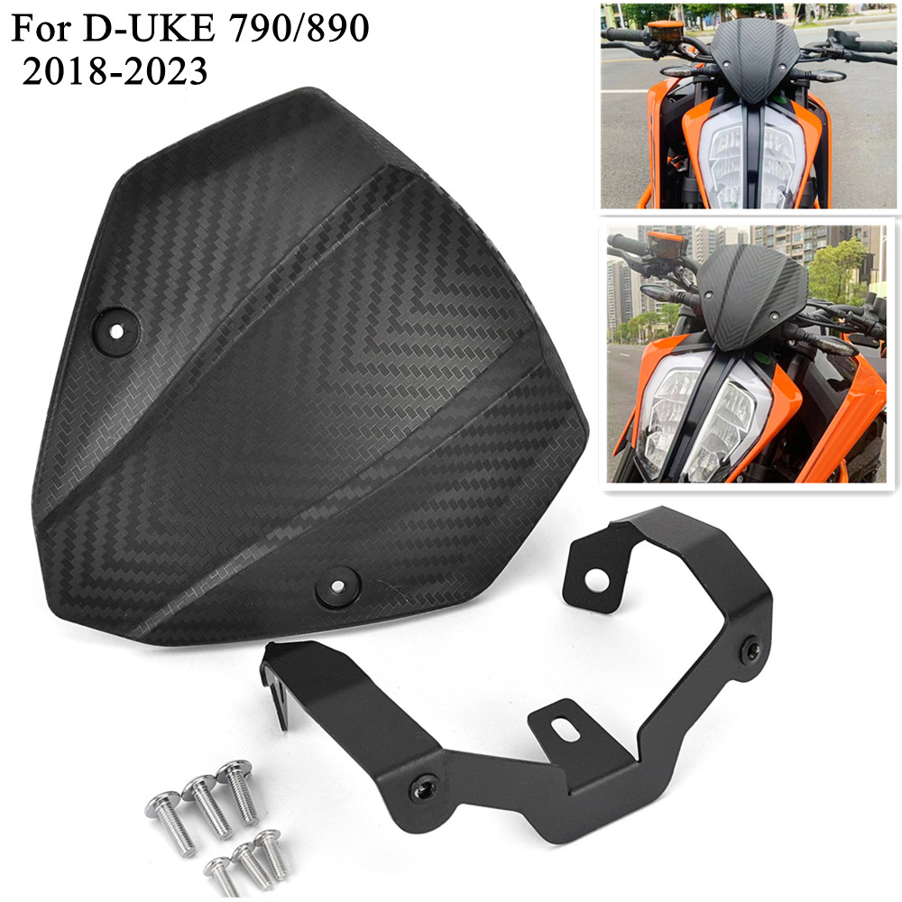 DUKE790 DUKE890 Windshield Windscreen Airflow Wind Deflector FOR 790 ...