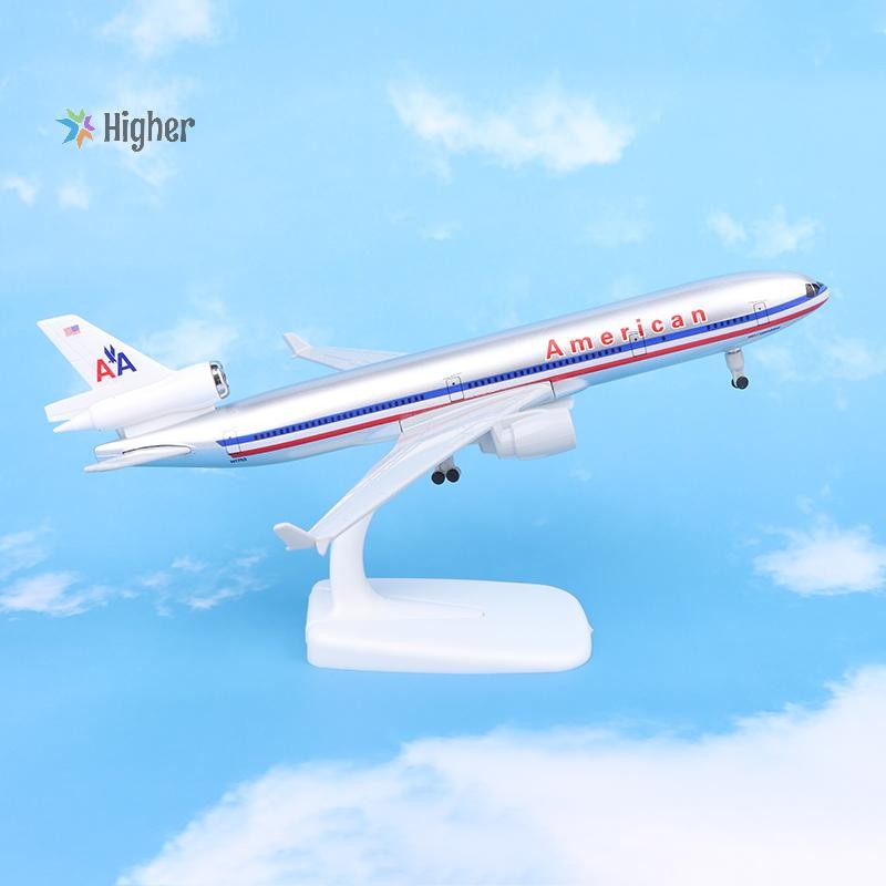 Higher＞ 20cm USA American AA Airlines MD MD-11 Airways Diecast Airplane ...