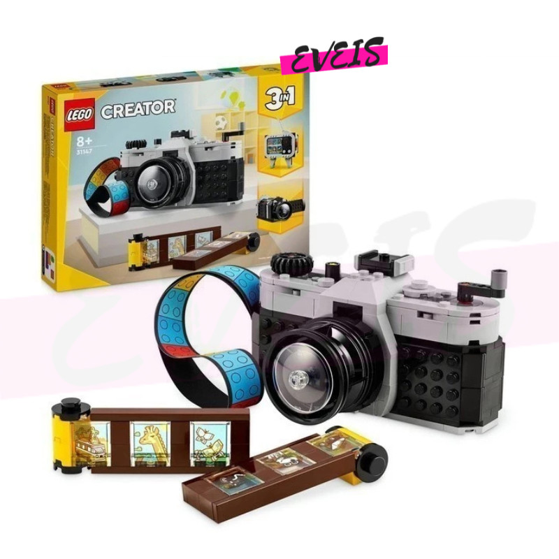 Lego Creator 31147 Retro Camera 3in1 Toy (261 Pieces) Block Building ...