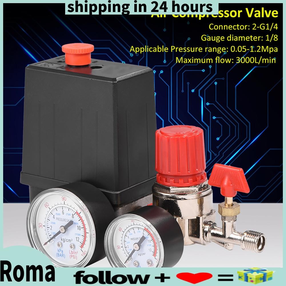 Romanticshop Small Air Valve Pressure Switch Control Regulator With ...