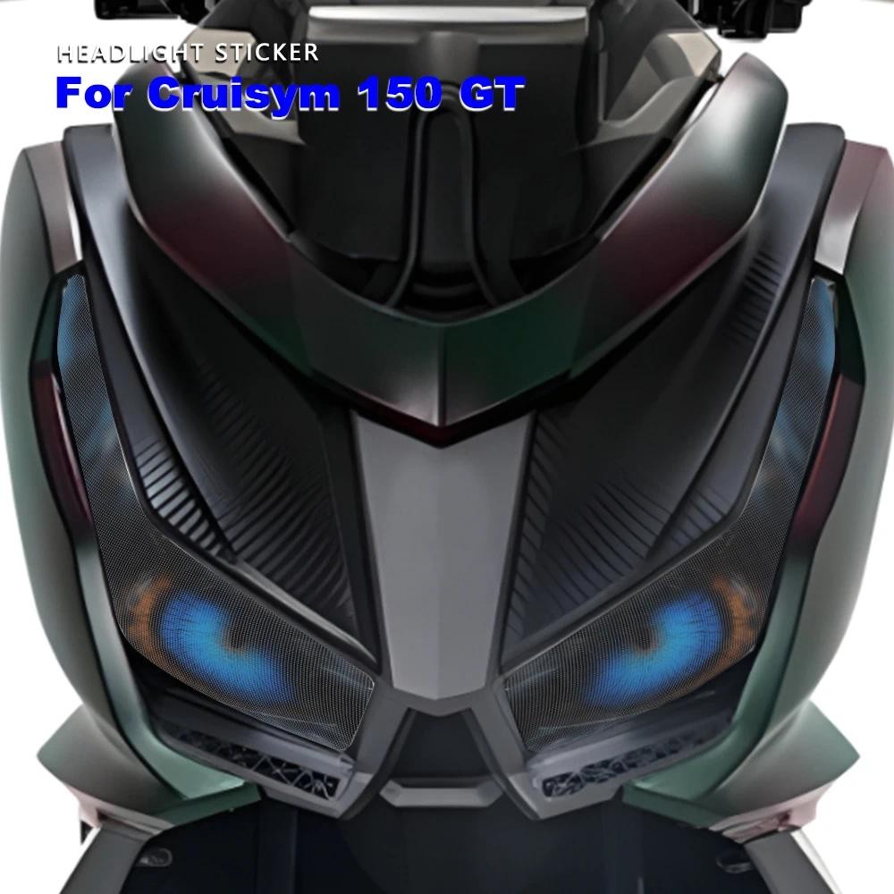 Headlight Sticker Waterproof Motorcycle Decals for SYM Cruisym 150 GT ...