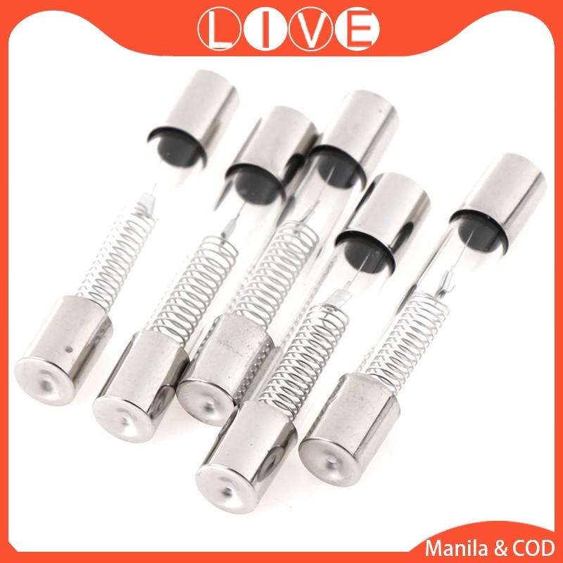 10PCS 0.7A Microwave Oven Fuse Glass Tube Fuse High-Pressure Fuse 5KV 6 ...