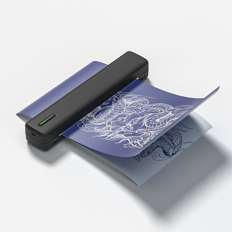 New C80 Tattoo Printer Thermal Pattern Machine Bluetooth Wireless ...