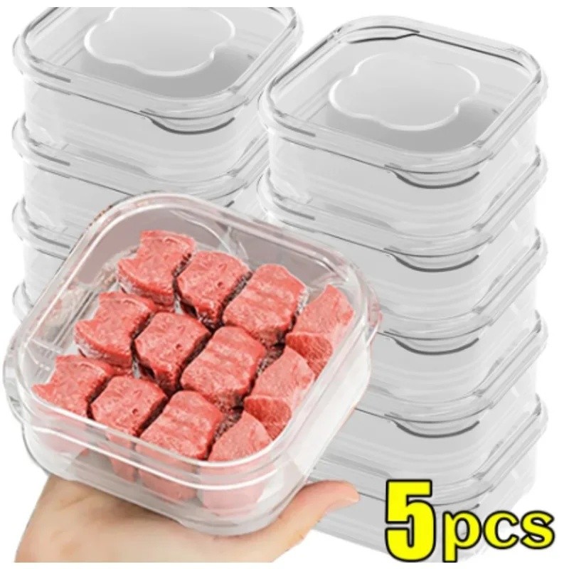 Freezer Frozen Meat Storage Container - Food Sealed Fresh-keeping Box ...