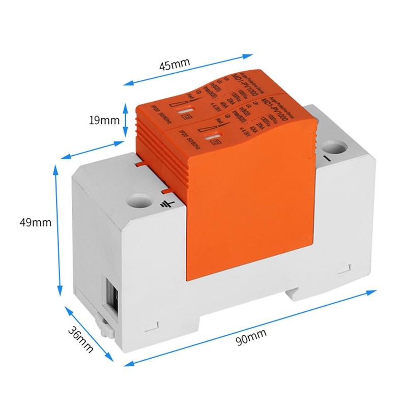 New Surge Protective Device SPD DC 500V 800V 1000V 2P DC1000V 20KA~40KA ...
