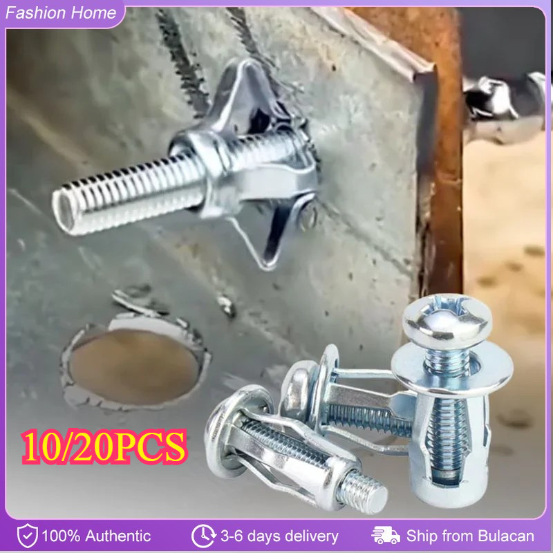 10/20PCS Jack Nuts Screw Galvanized Carbon Steel Hollow Iron Aluminum ...