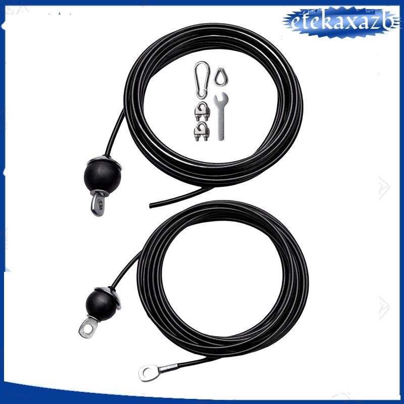 [etekaxazb] Steel Wire Rope Cable Machine Thread LAT Pulldown Cable ...
