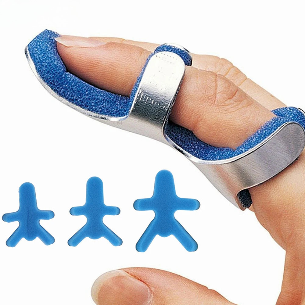 Medical Finger Splint Brace Frog Phalanx Posture Corrector Aluminium ...