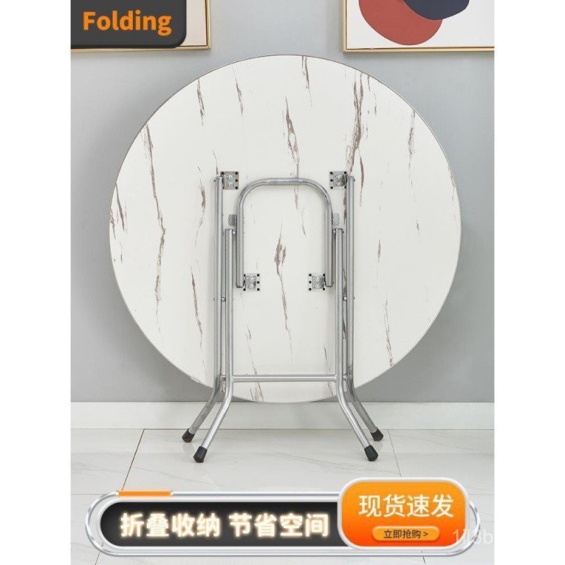 Folding Table Dining Table Simple Dining Table Household Eating Table ...