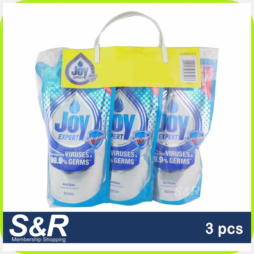 Joy>tf-Expert'uB~Safeguard$K^Antibac/g^Dishwashing/p^Liquid/H_(550mL:M_x:r_3pcs) | Shopee ...