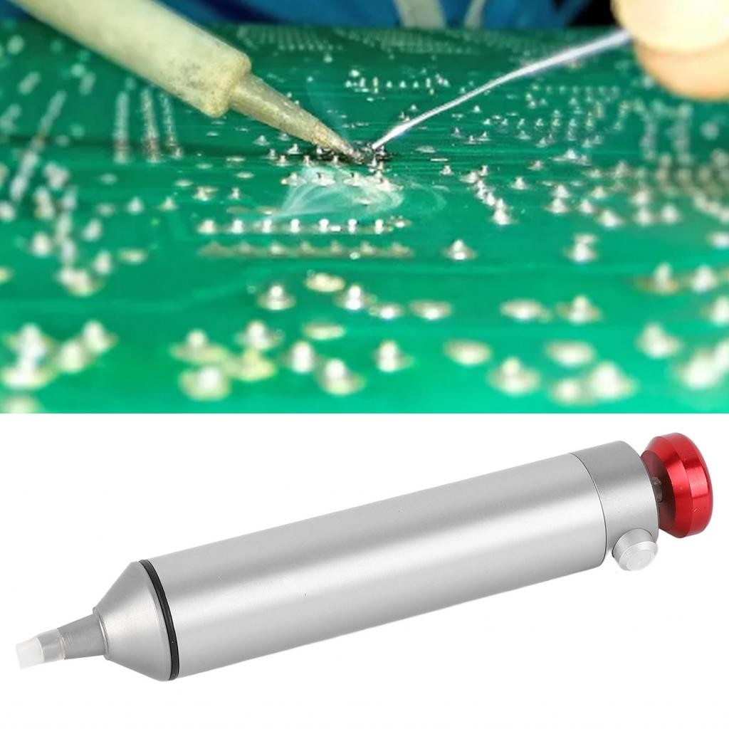 HOT Solder Sucker Desoldering Vacuum Pump Aluminum Alloy Strong Suction ...