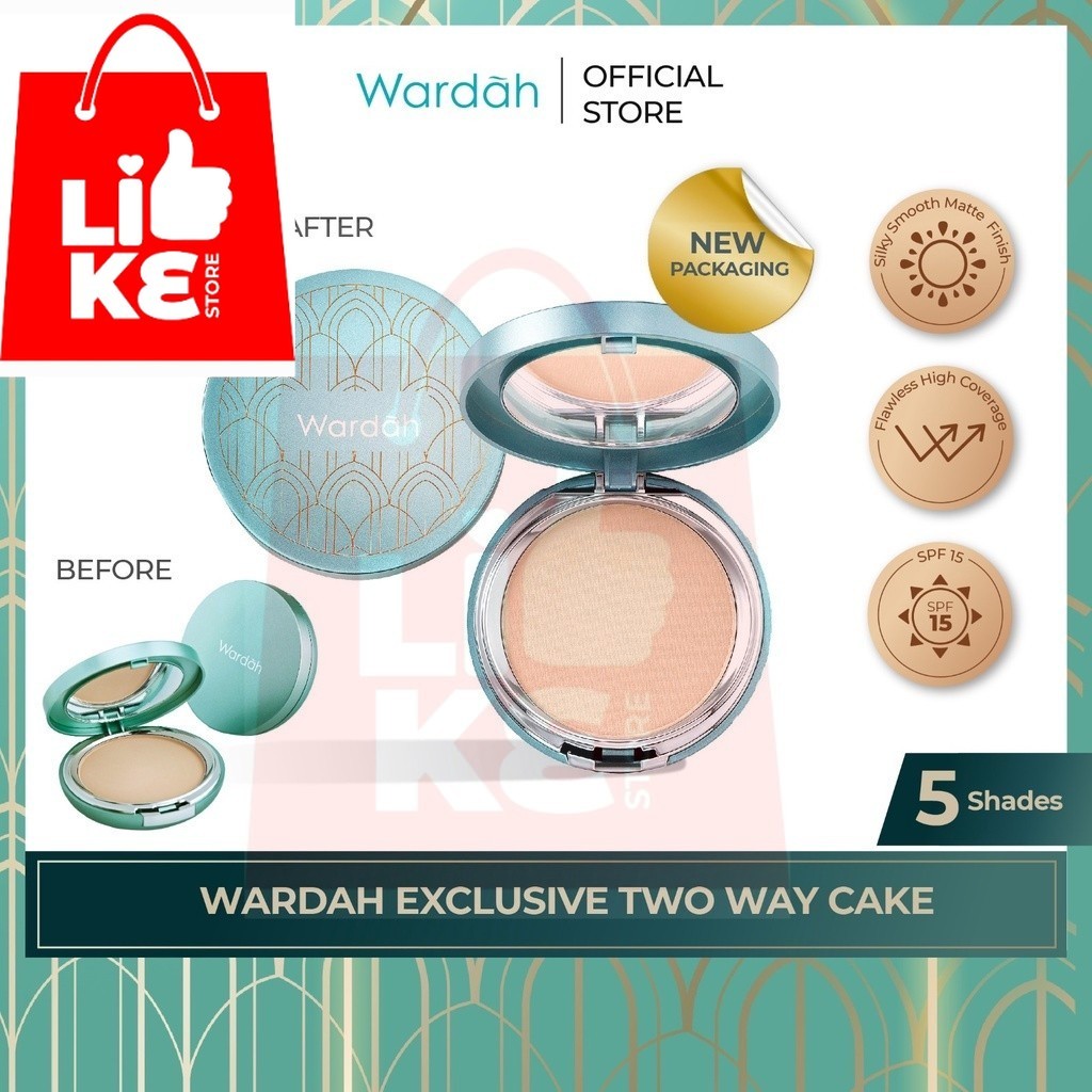 Wardah Exclusive Two Way Cake (TWC) POWDER | Shopee Philippines